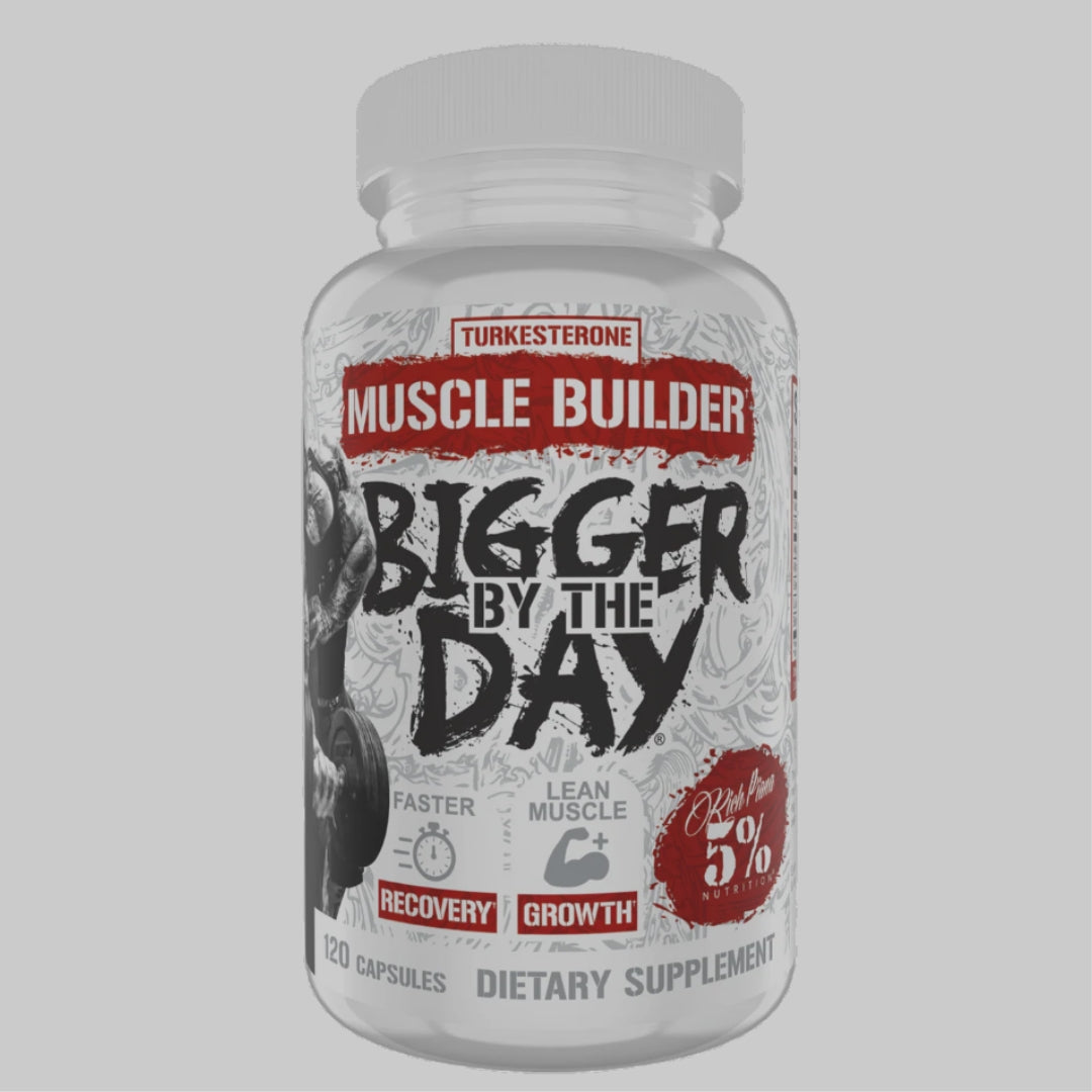 Bigger By The Day 5% Nutrition | Soporte Diario Masa y Recuperación ...
